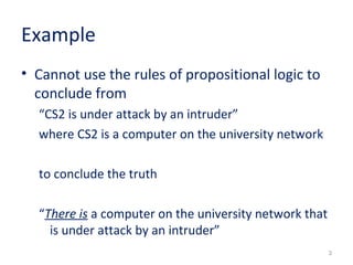 Predicates and Quantifiers | PPT