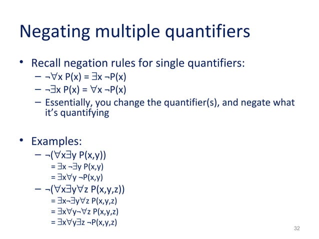 Predicates and Quantifiers | PPT