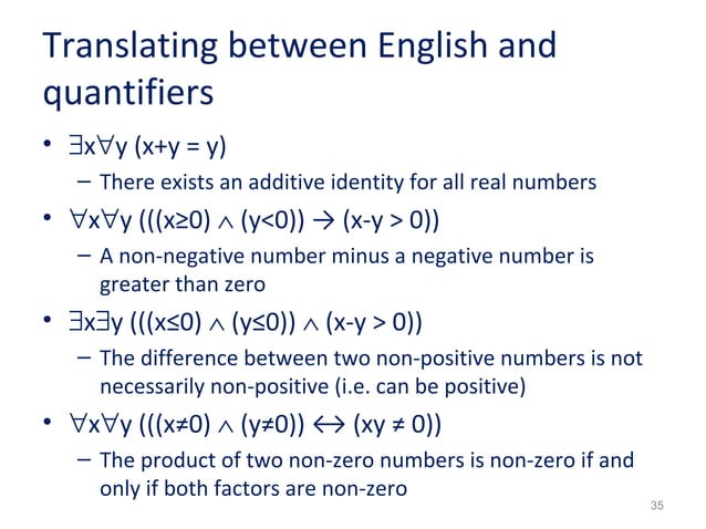 Predicates and Quantifiers | PPT