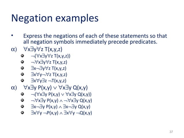 Predicates and Quantifiers | PPT