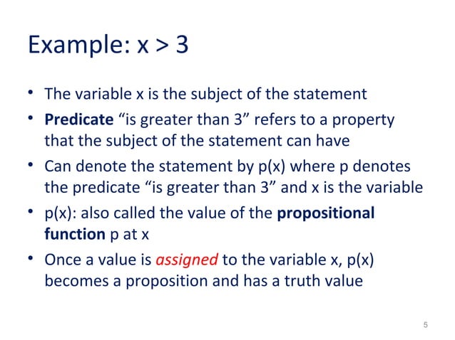 Predicates and Quantifiers | PPT