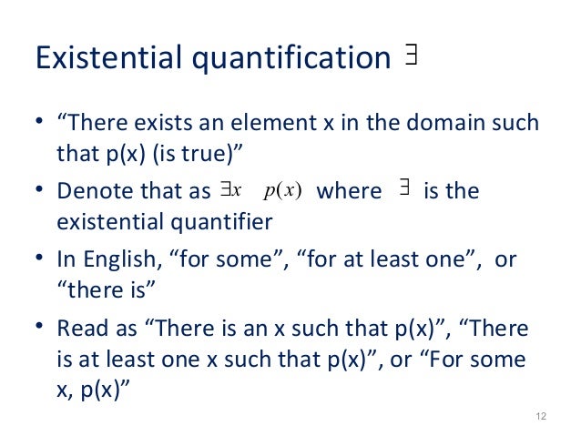 Predicates and Quantifiers