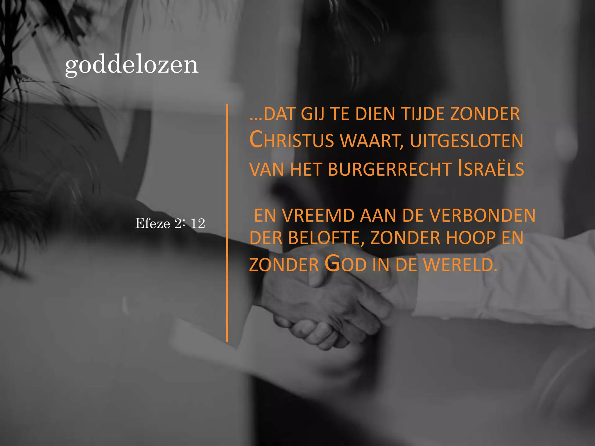 de uitgestoken hand | PPTX