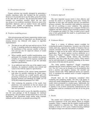Prediciting happiness from mobile app survey data | PDF
