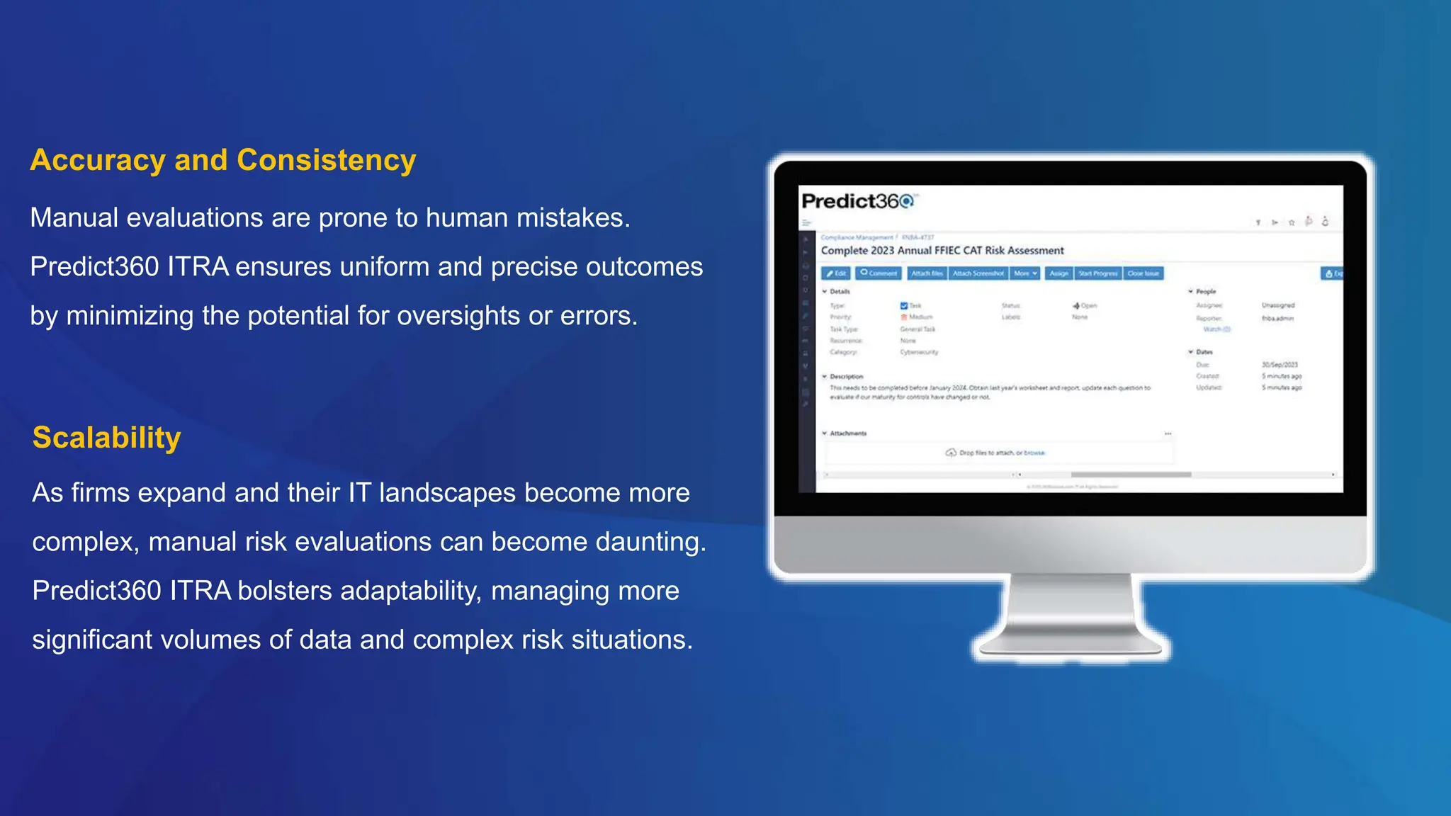 Predict360 IT Risk Assessment Application | PPTX