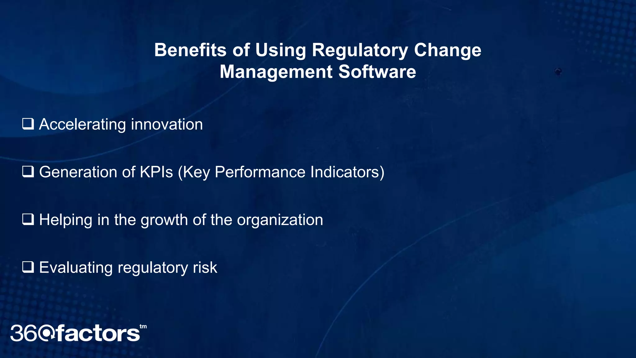 Predict360 Regulatory Change Management Software | PPT