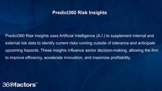 Predictive Risk Management & KRI Management with Predict360 Risk ...