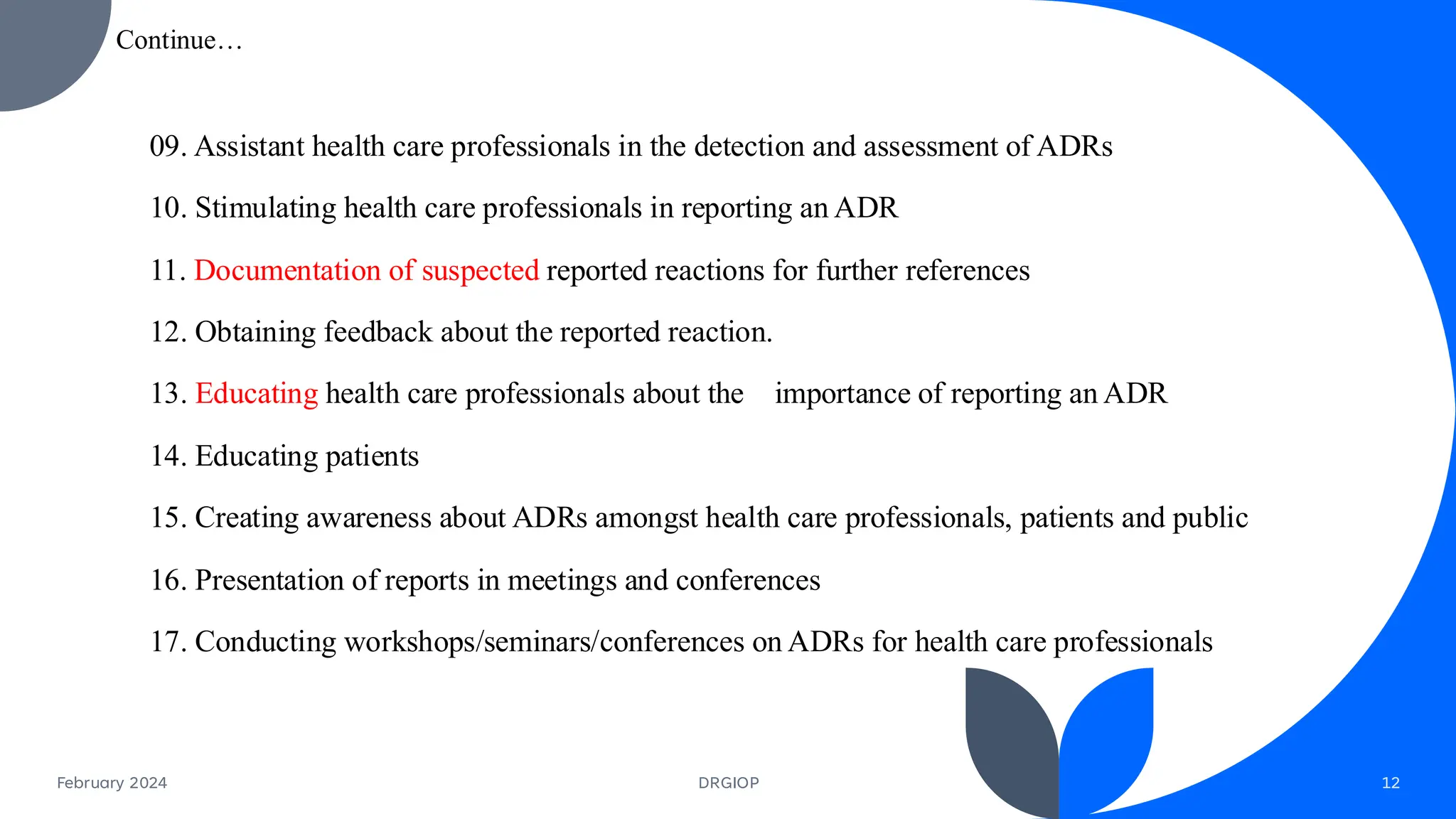 Predictabilty and Preventability Assessment, Management of ADR, Terminologies of ADR | PDF