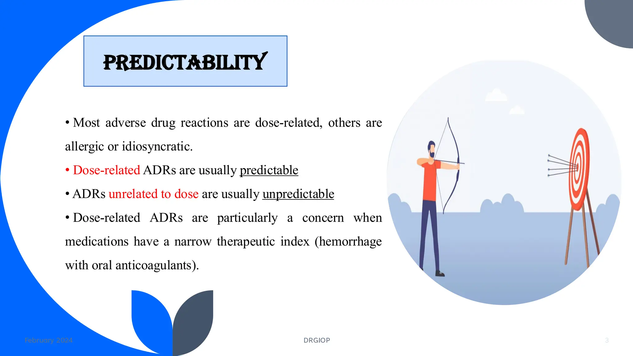 Predictabilty and Preventability Assessment, Management of ADR ...