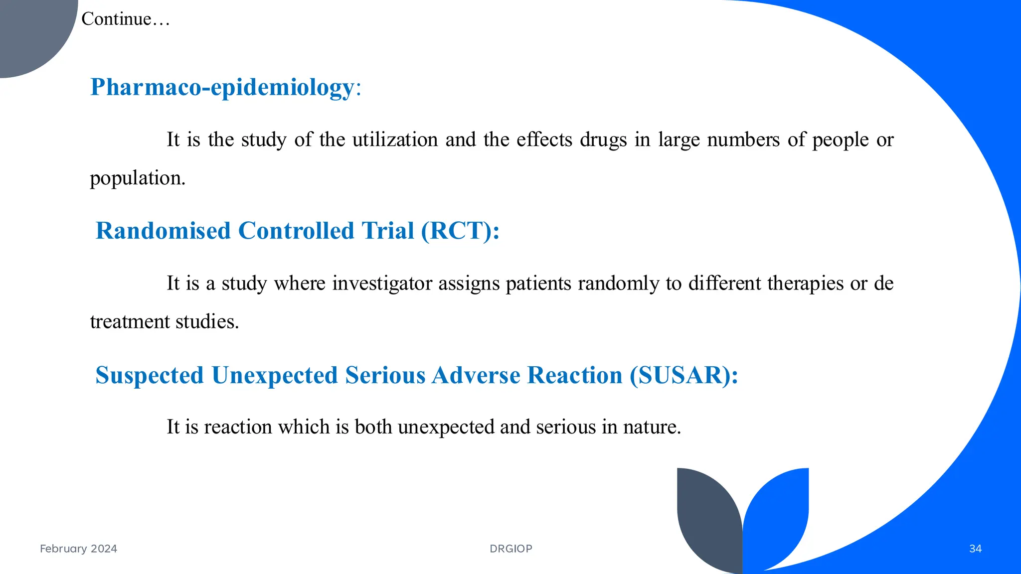 Predictabilty and Preventability Assessment, Management of ADR ...