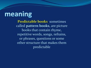 Predictable books | PPTX