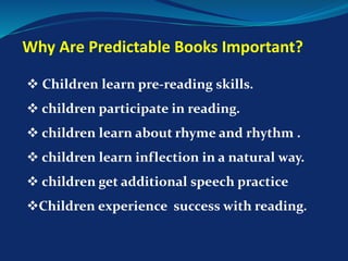 Predictable books | PPTX