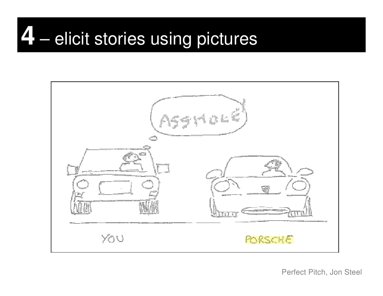 4 – elicit stories using