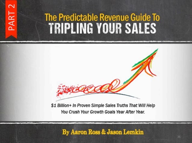 Predictable Revenue Guide to Tripling Your Sales Part 2 - Marketing ...
