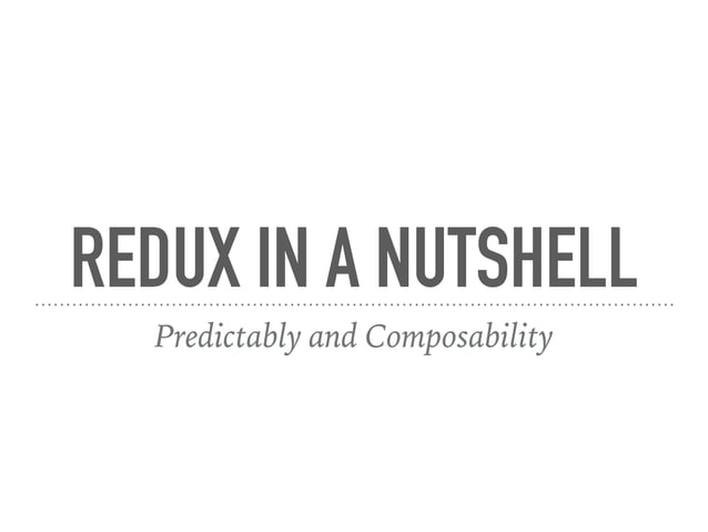 Predictable Web Apps with Angular and Redux | PPT