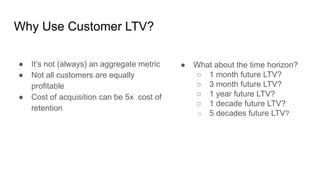 Predict Customer Lifetime Value Presentation | PDF