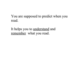 Predicting | PPT