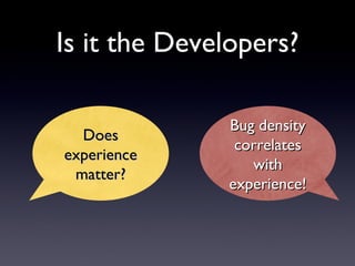 Predicting Defects for Eclipse | PPT
