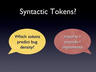 Predicting Defects for Eclipse | PPT