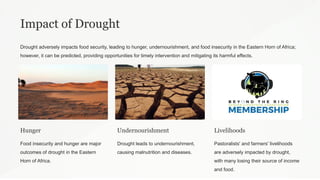 Predicting Droughts in Eastern Horn of Africa | PPTX
