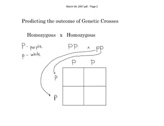 Predicting Genetic Probabilities | PDF