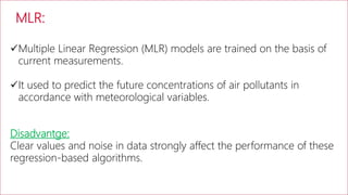 Predicting air pollution level | PPTX