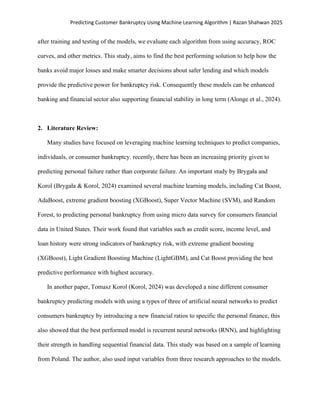 Predicting Customer Bankruptcy Using Machine Learning Algorithm ...