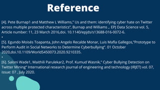 Predicting cyber bullying on t witter using machine learning | PDF