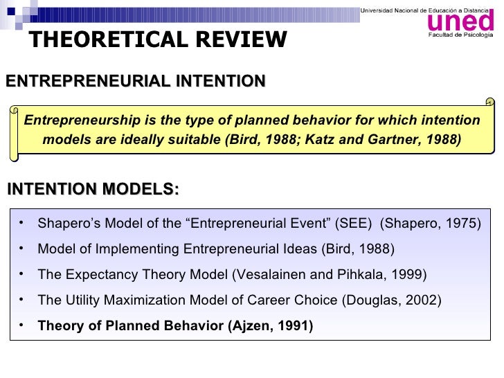 Predicting Entrepreneurial Intention Presentation