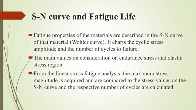 Predicting Fatigue Using Linear Finite Element Analysis Pptx Physics Science