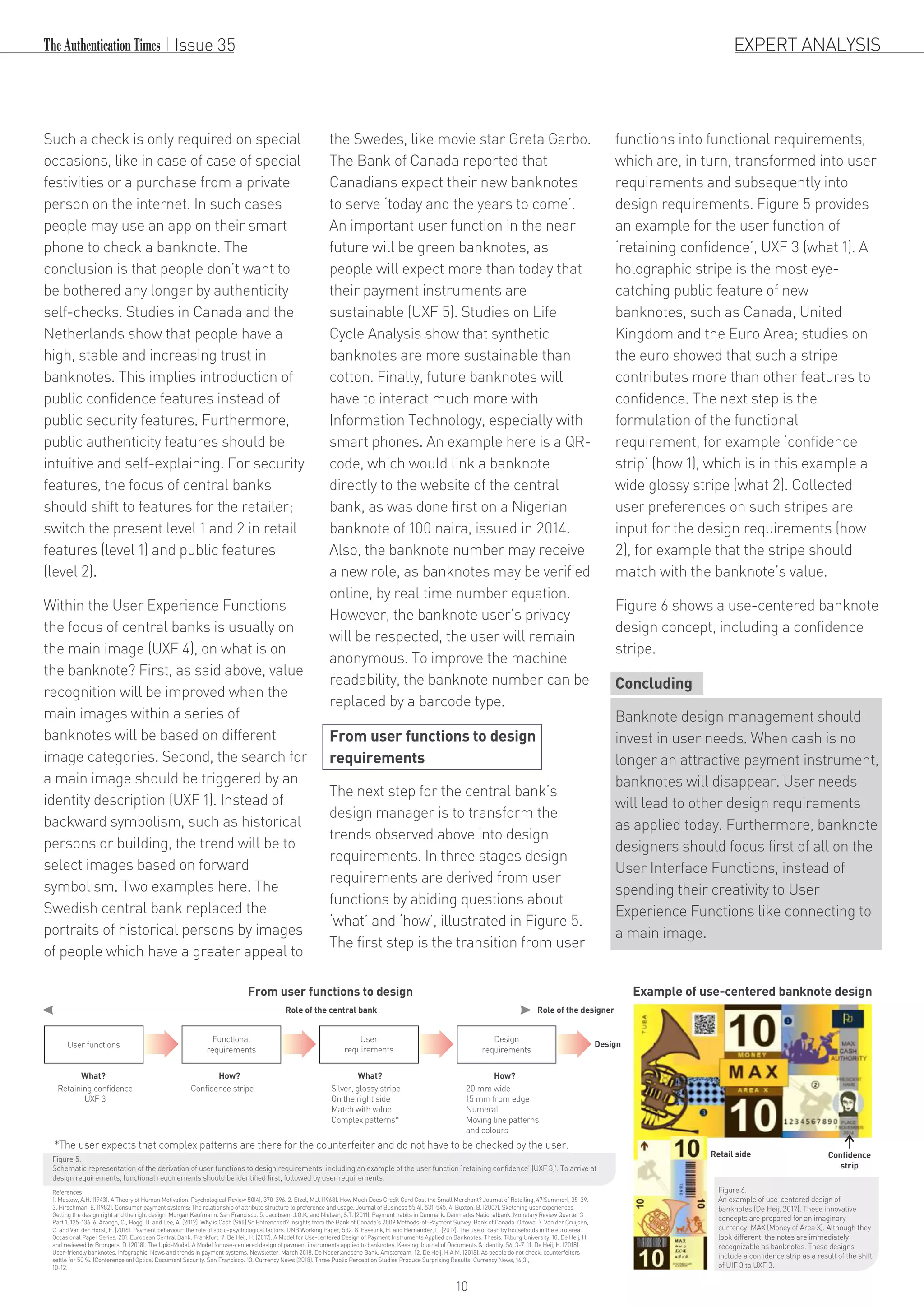 Predicting future banknote designs by a use centered approach dr hans ...