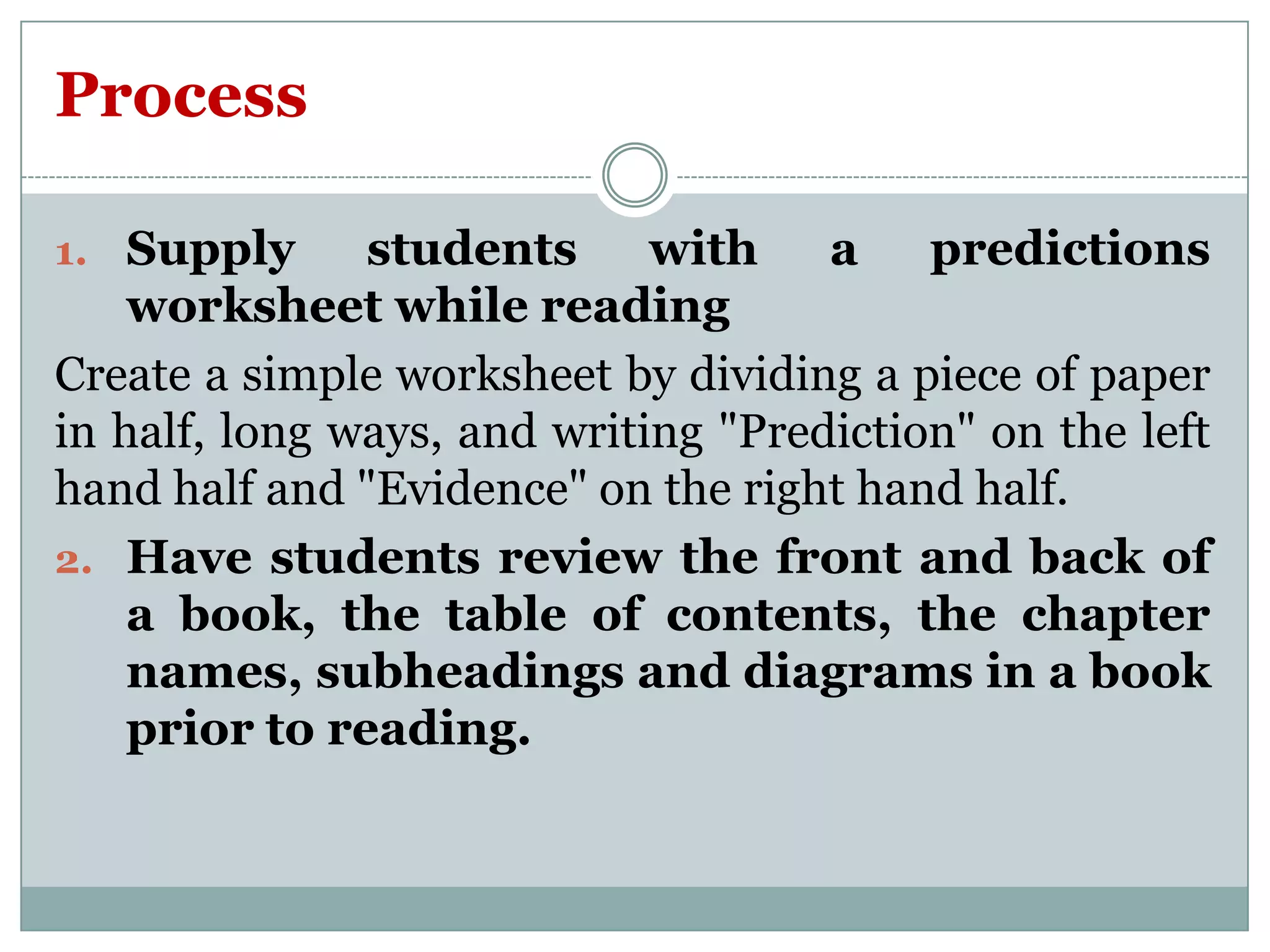 Predicting | PPT