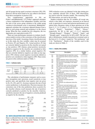 Predicting instructor performance using data mining techniques in higher education | PDF
