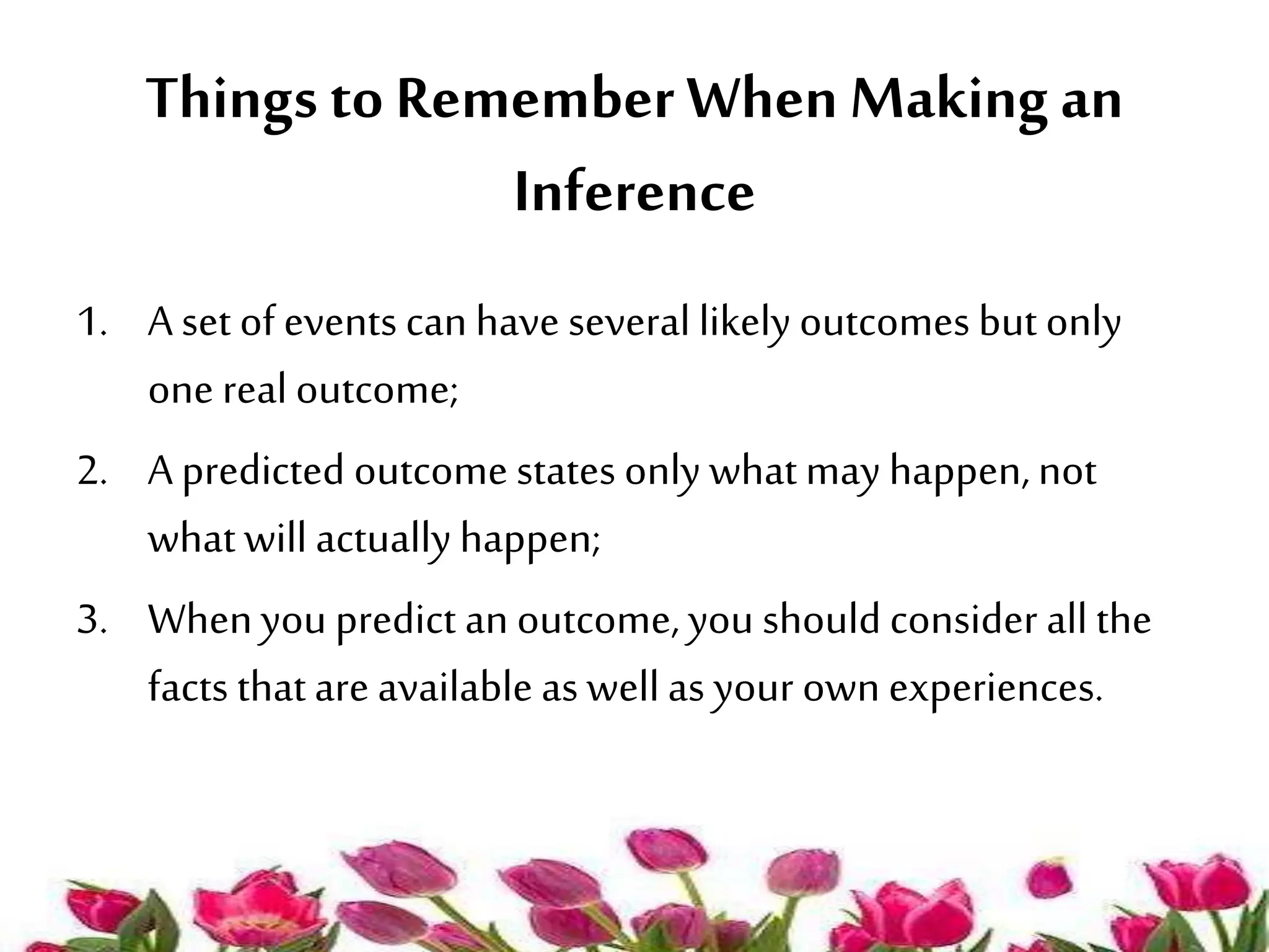 Predicting outcome | PPTX