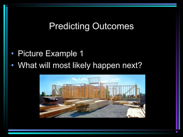 Predicting outcomes(Michael) | PPT