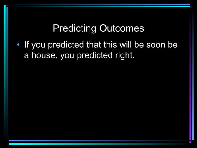Predicting outcomes(Michael) | PPT