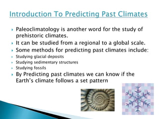 Predicting past climates | PPTX