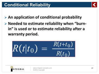 Predicting product life using reliability analysis methods | PPT