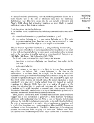 Predicting purchasing | PDF | Business | Business and Finance