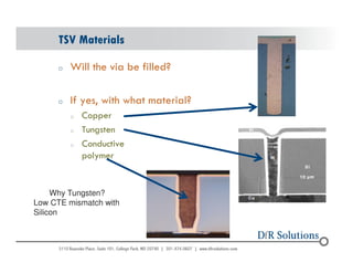 Predicting Reliability of Zero Level Through Silicon Vias (TSV) | PPT