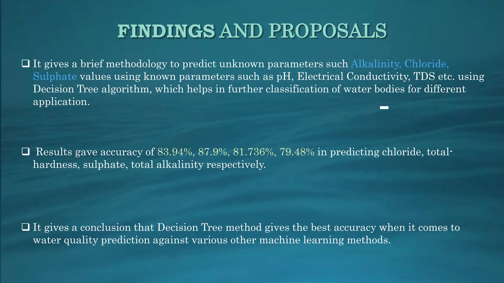 PREDICTING RIVER WATER QUALITY ppt presentation | PPTX