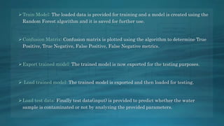 PREDICTING RIVER WATER QUALITY ppt presentation | PPTX