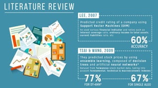 Predicting stock price movement Using Machine Learning | PPTX