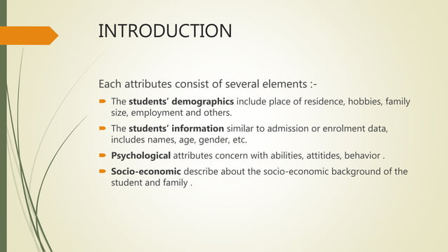 Predicting students performance in final examination | PPTX