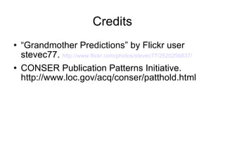 Predicting The Future with MFHD | PPT