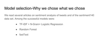 Predicting Tweet Sentiment | PPT