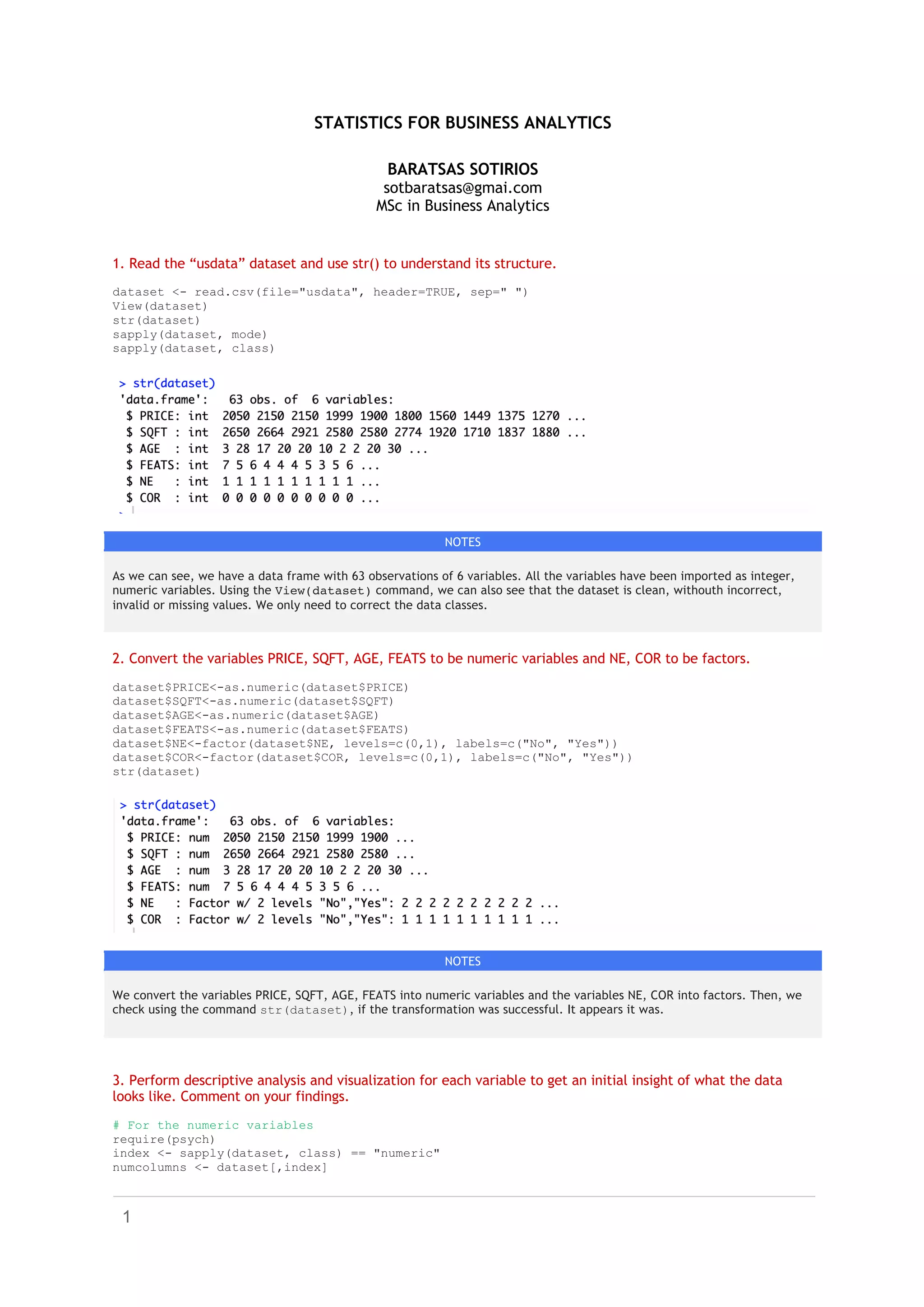 Predicting Us House Prices Using Multiple Linear Regression In R Pdf