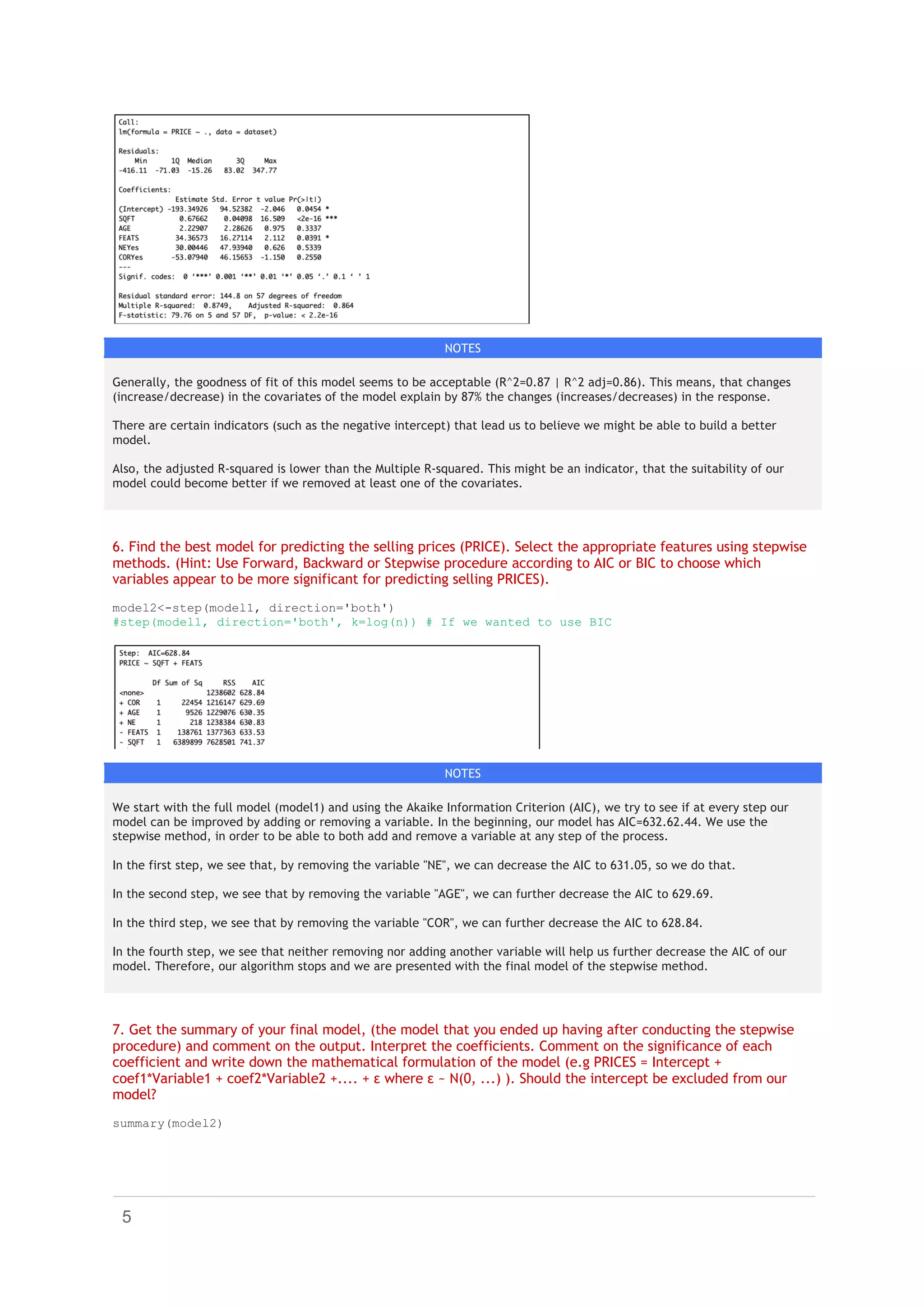 Predicting Us House Prices Using Multiple Linear Regression In R Pdf