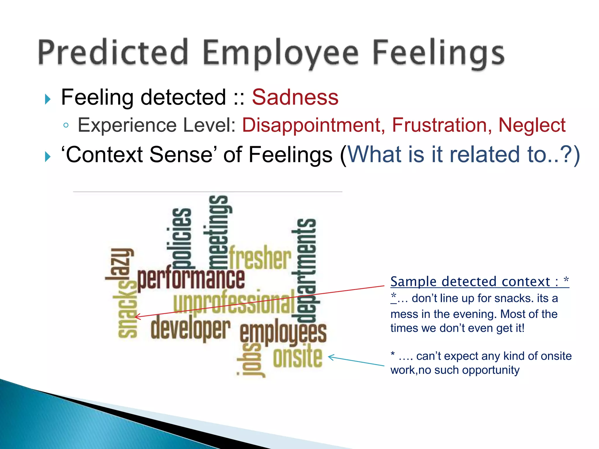 Predicting your employee feelings with data science | PPTX