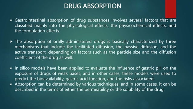 PREDICTION AND ANALYSIS OF ADMET PROPERTIES OF NEW.pptx ...